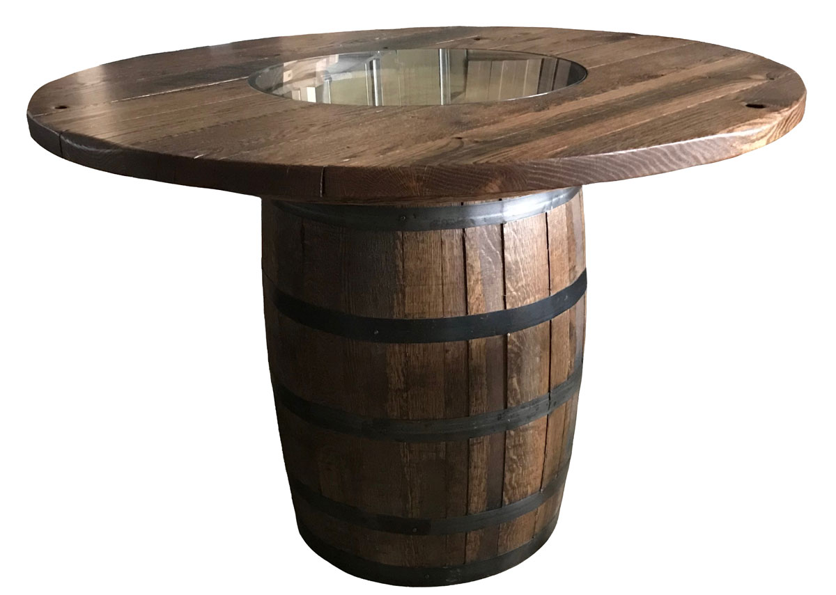 Barrel Table For Your Home Bar Made From Solid Hardwood Barrel Table For Your Home Bar Made From Solid Hardwood