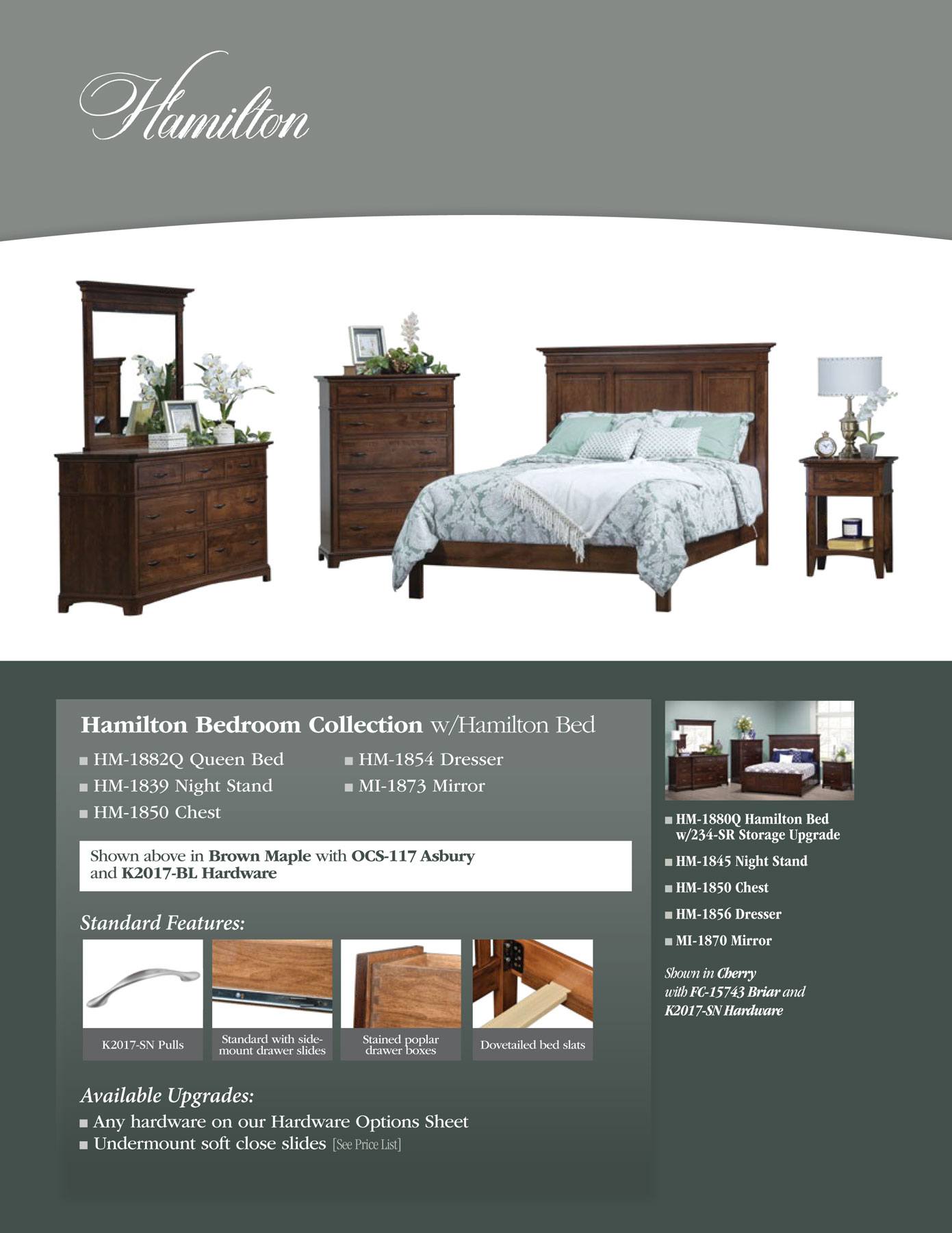 Hamilton Standard Features