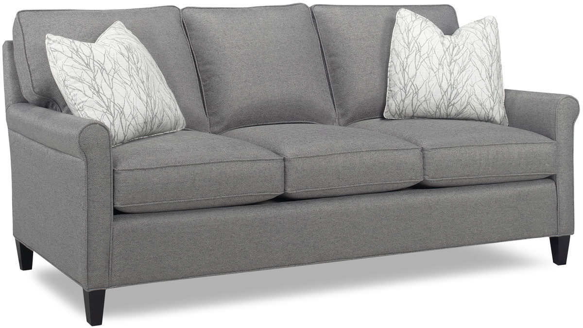 Temple Furniture 28420-78 Nola Sofa shown in Tozzi Grey fabric with an ...
