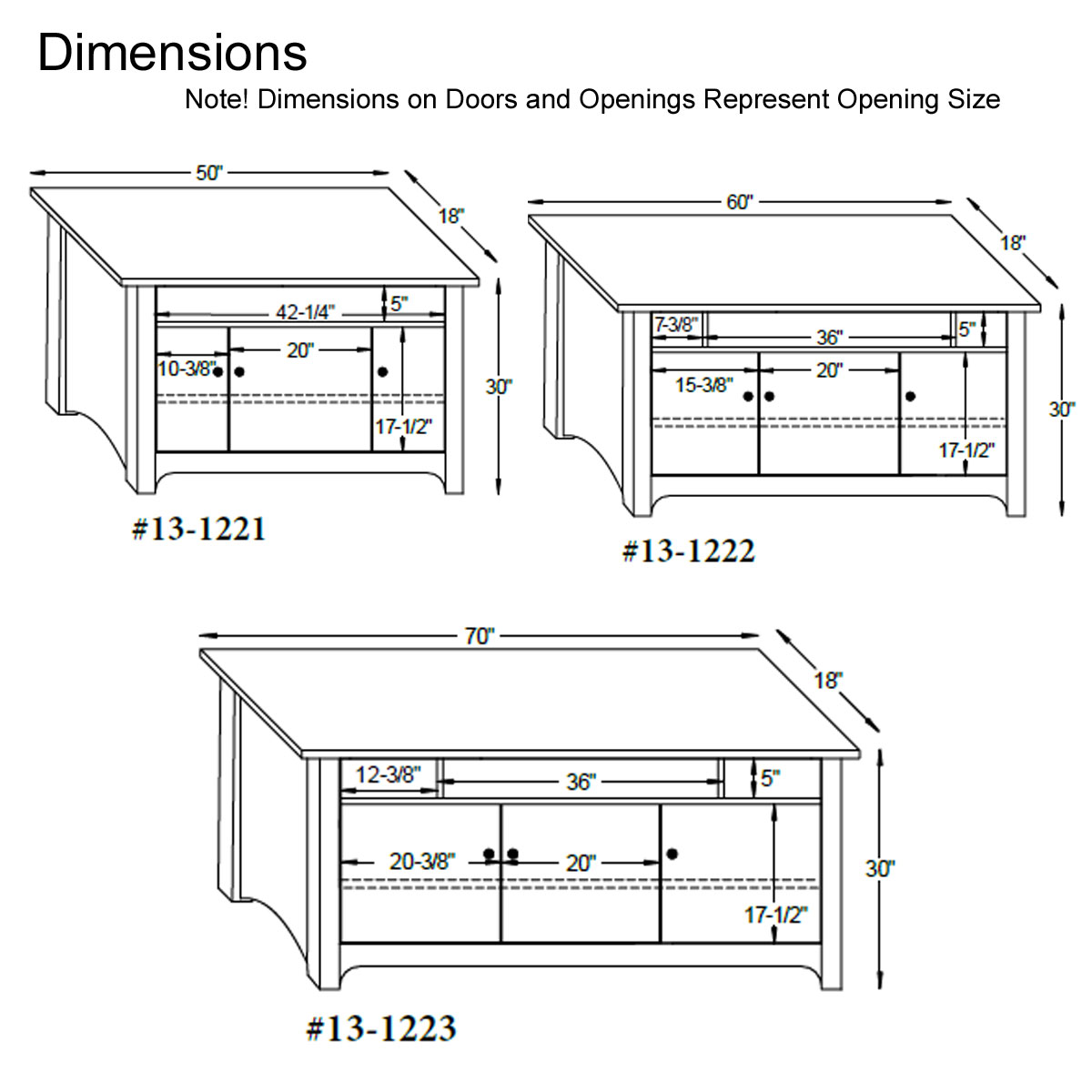 TV Stand Dimensions