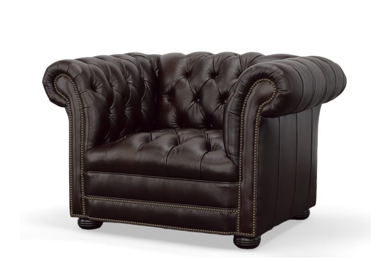 600 Club Chair by CC Leather - Ohio Hardwood Furniture