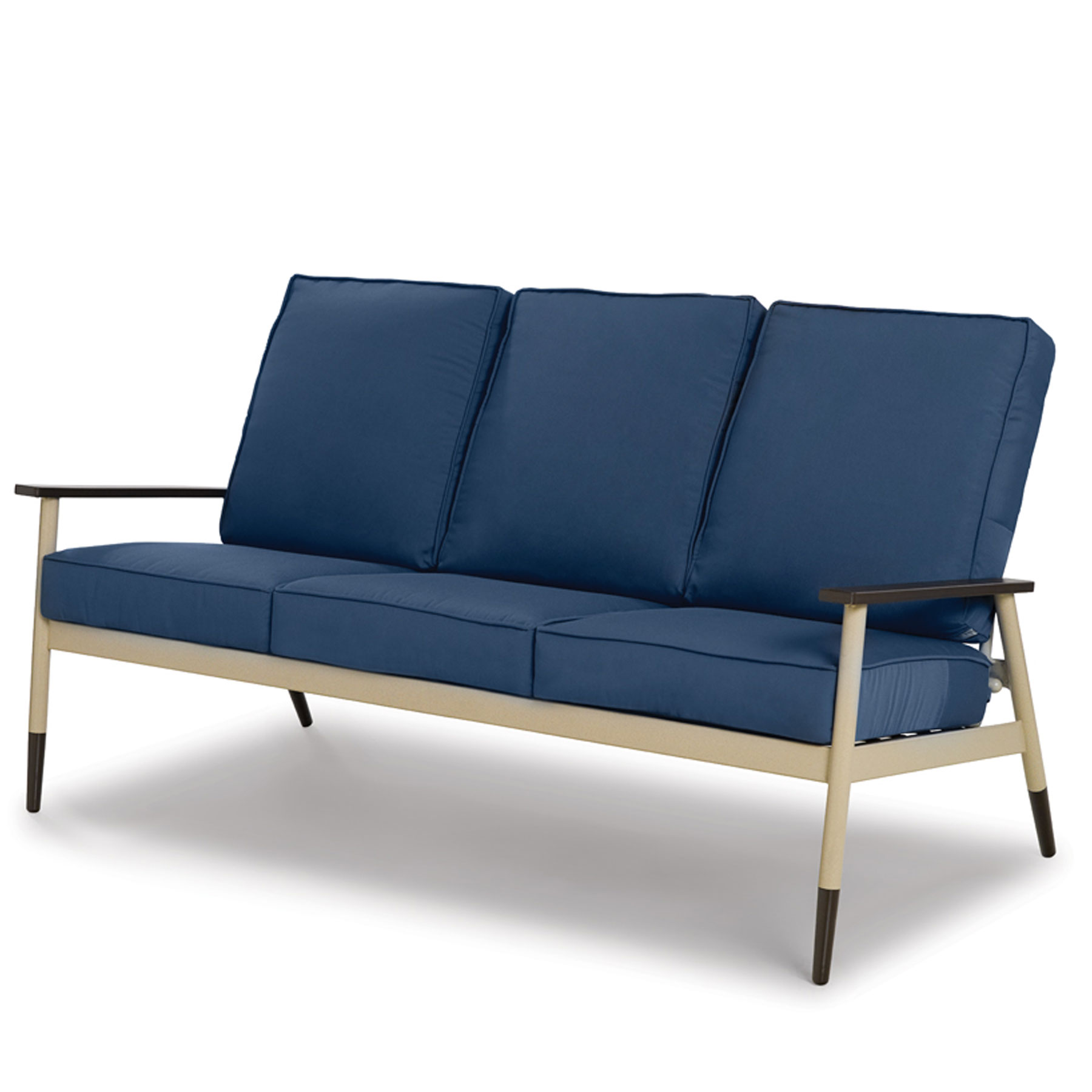 Telescope Casual Welles Three-Seat Cushion Sofa with Welting